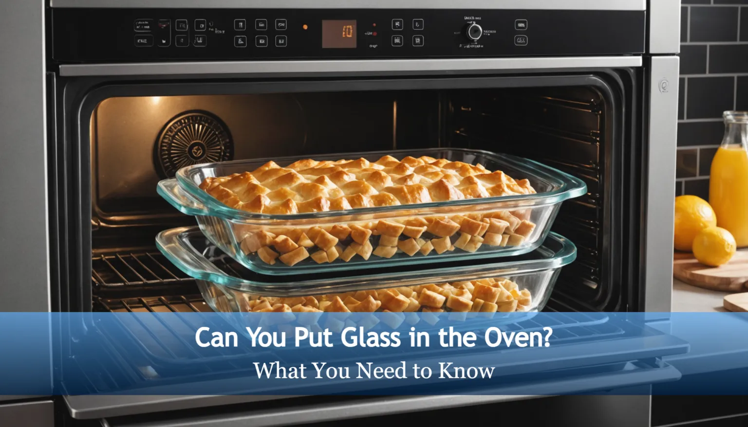 Can You Put Glass In The Oven? What You Need To Know