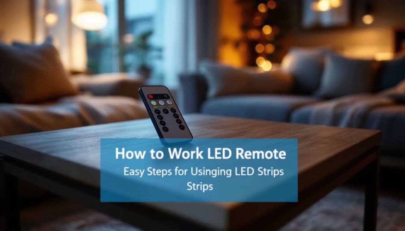 Master The Art Of How To Work LED Light Remote In 5 Easy Steps!