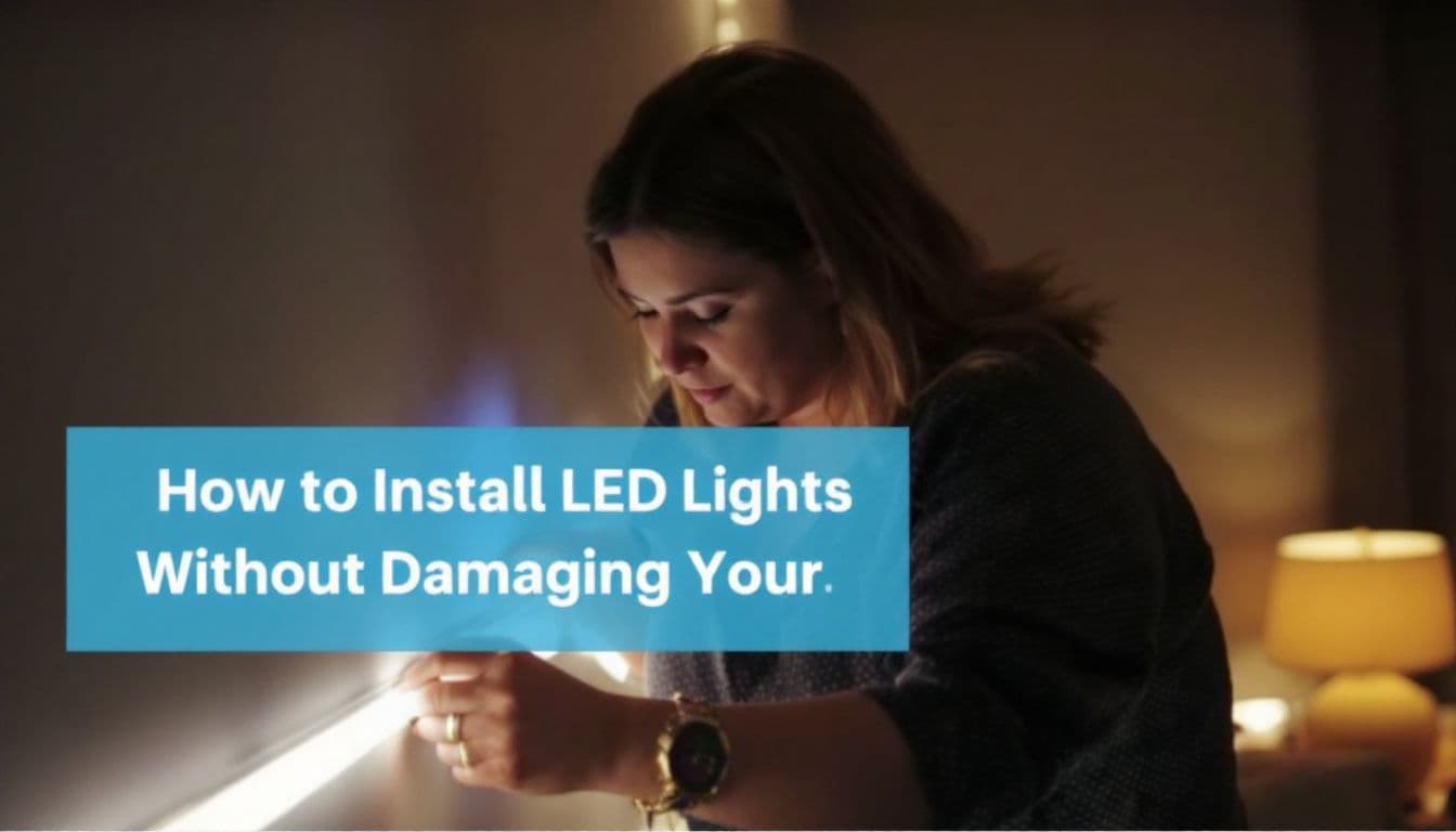 Avoid Wall Damage: How To Put Up LED Lights Without Ruining Paint